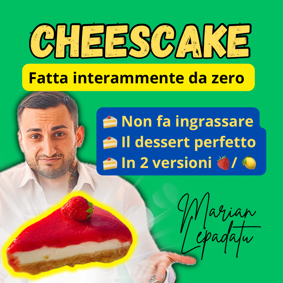 ricetta CheesCake + menu' – Marian Lepa Shop